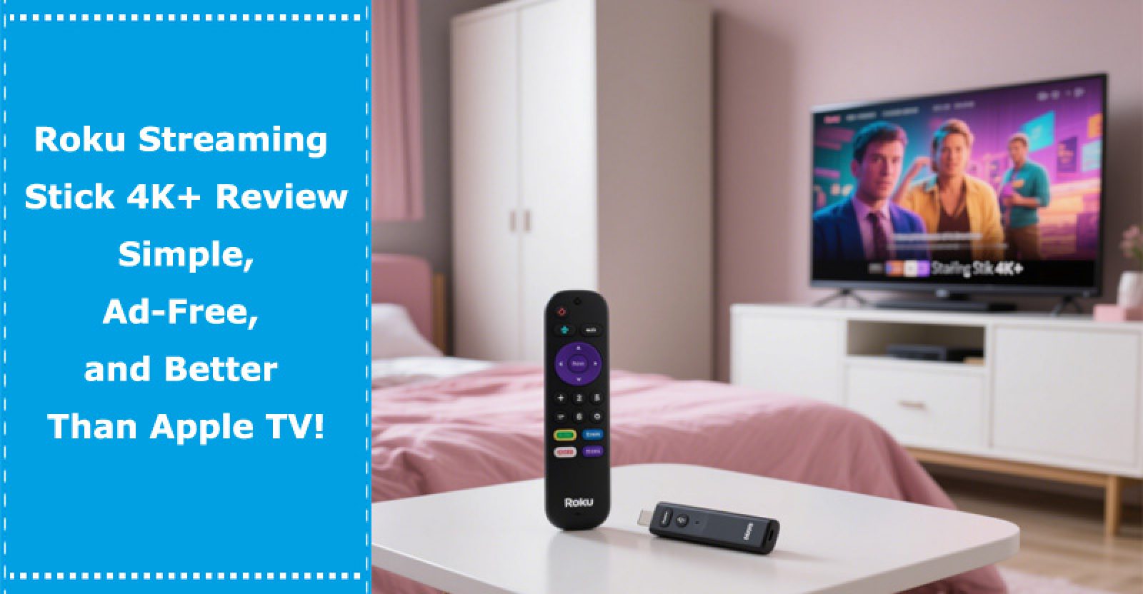 Roku Streaming Stick 4K+ Review: Simple, Ad-Free, and Better Than Apple TV! - WonderGirlsWorld