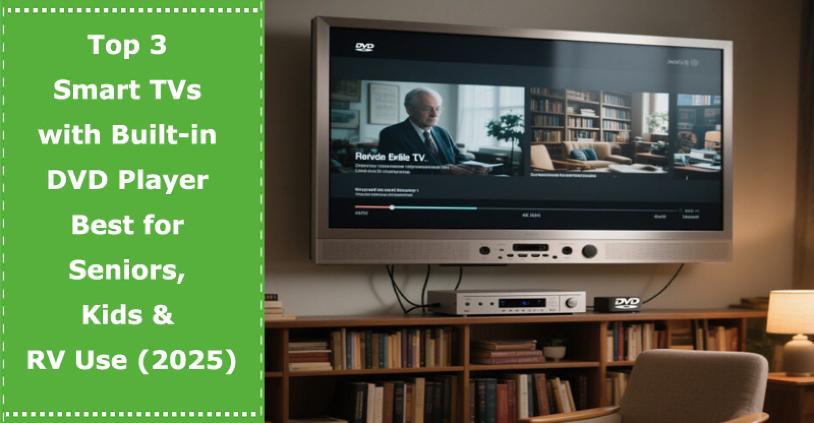 Top 3 Smart TVs with Built-in DVD Player – Best for Seniors, Kids & RV ...